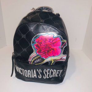 Victoria's Secret Bags | Black Victorias Secret Studded Mini Backpack ...